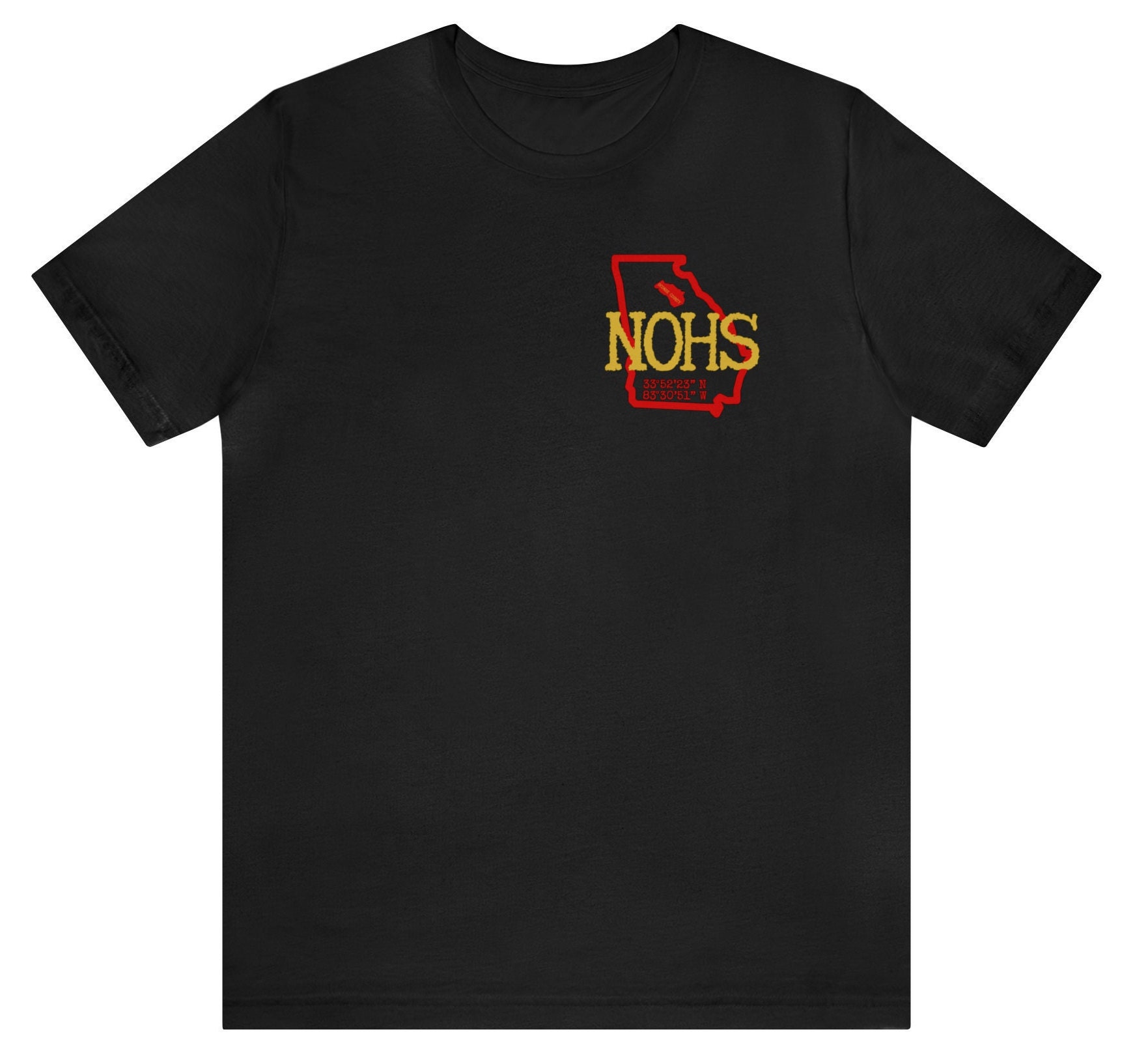 North Oconee High School Stadium Longitude Latitude Adult Unisex Tee ...