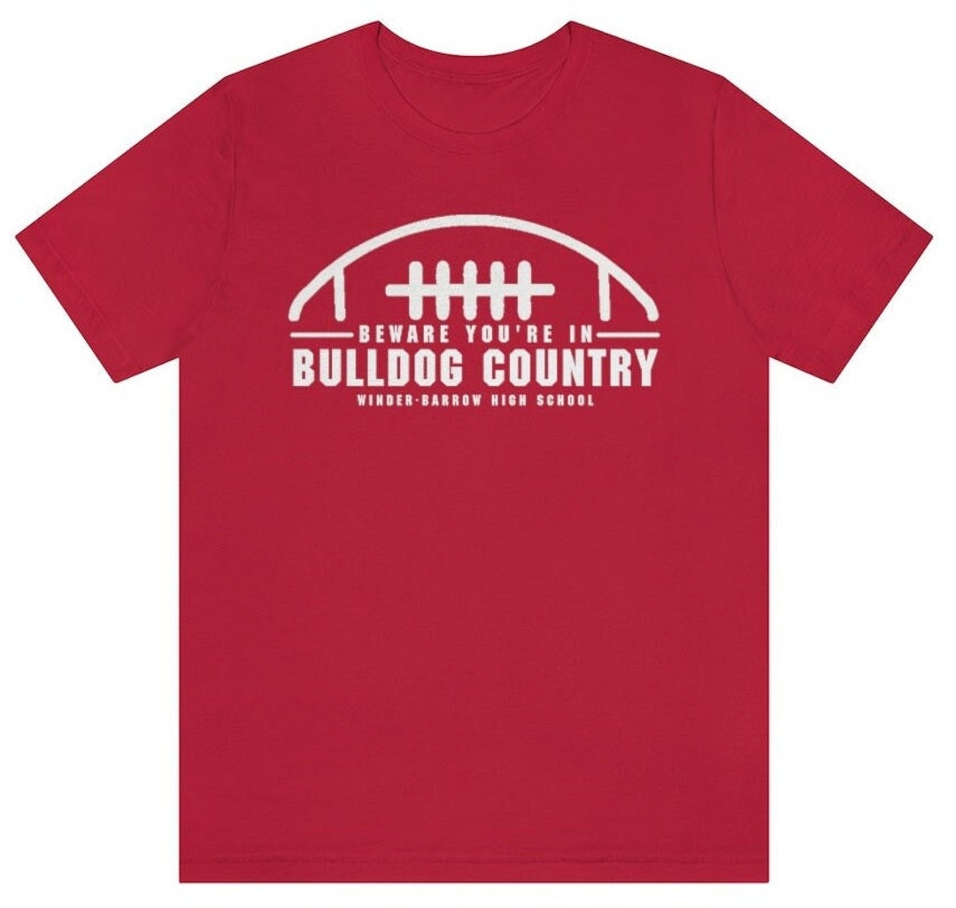 Winder Barrow High School Bulldog Country Adult Unisex Tee, WBHS Shirt ...