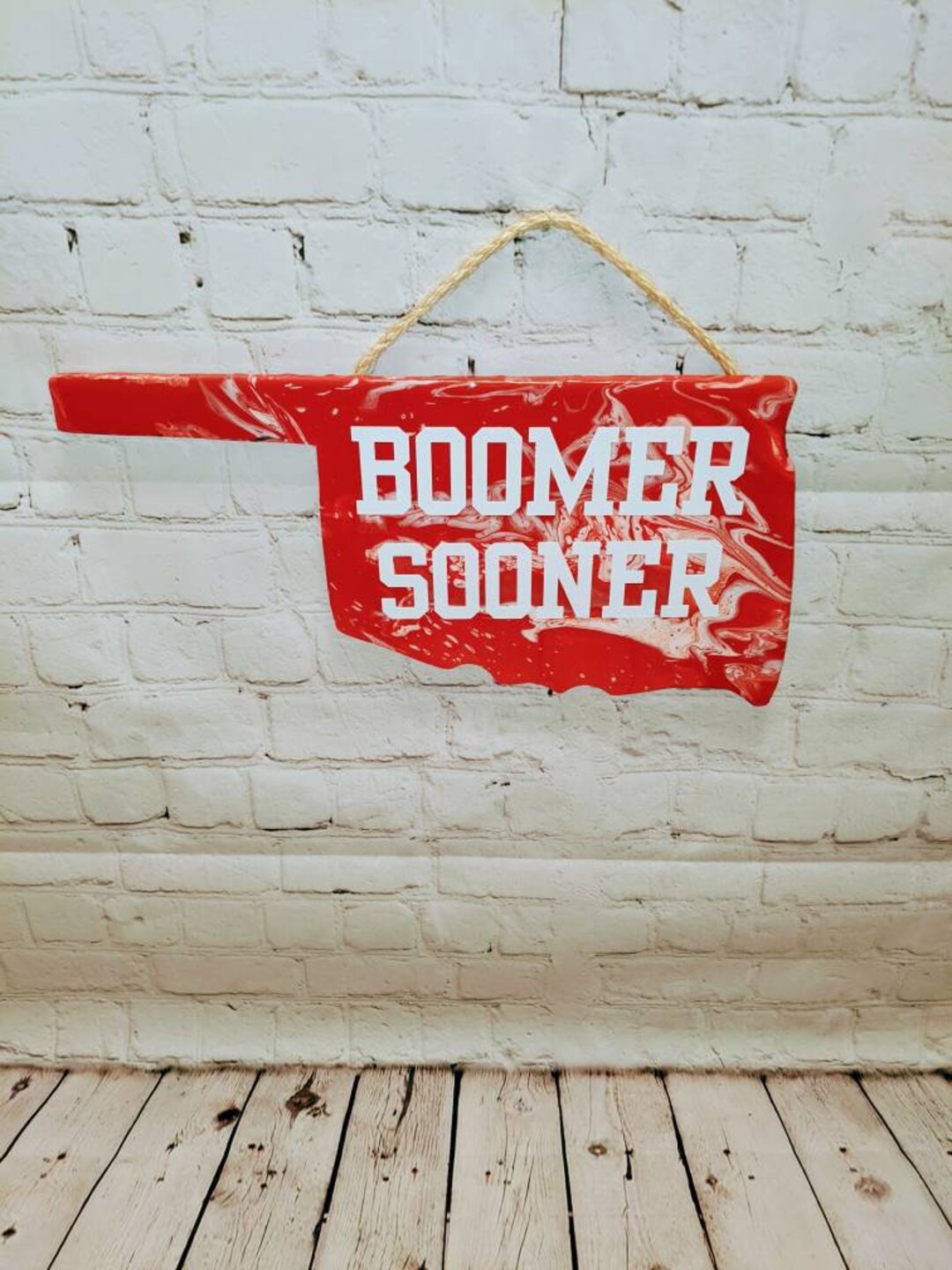 OU Signs, Hand It, Painted Lettered and Epoxied - Etsy