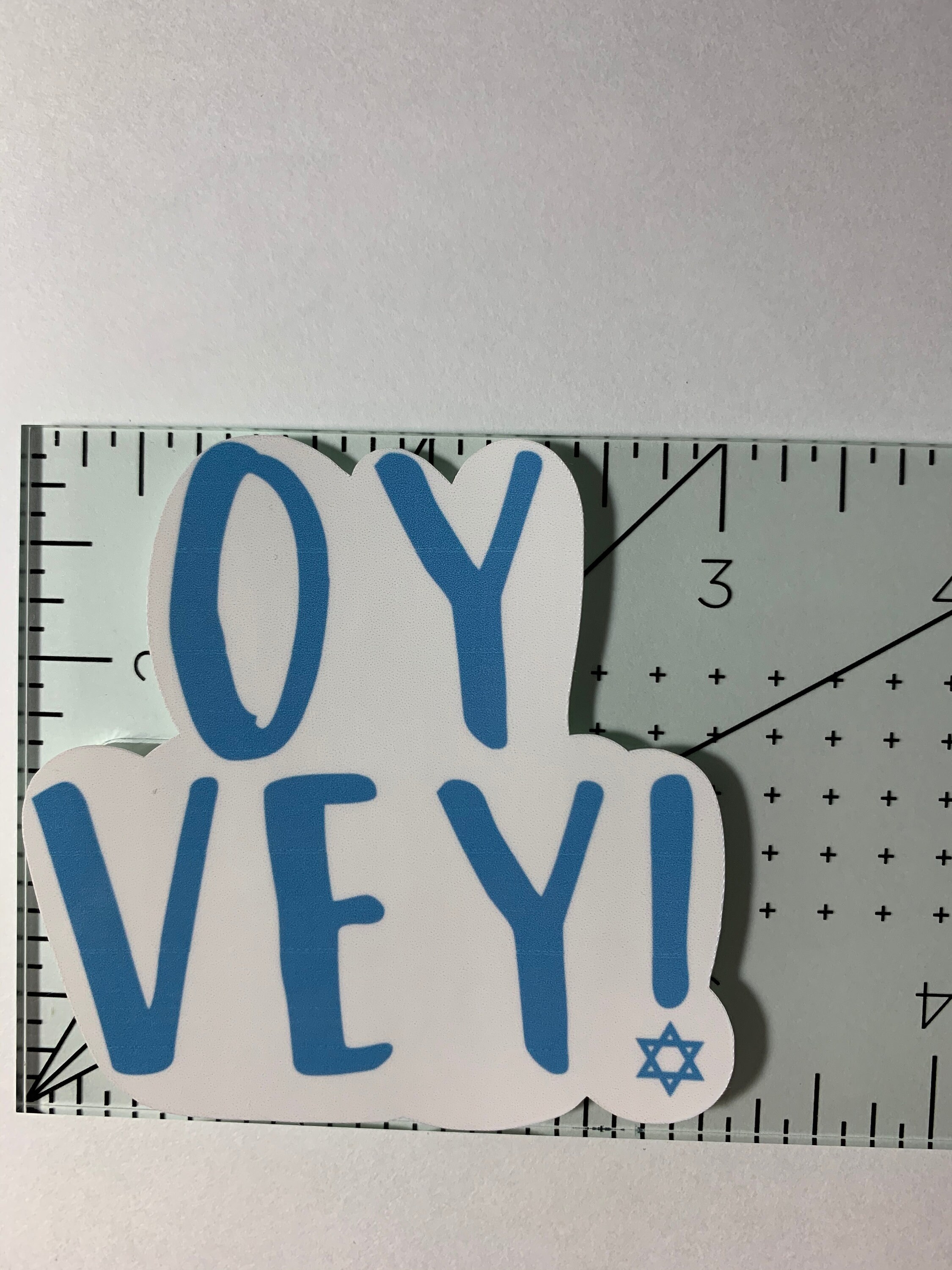 Oy Vey Sticker I Motivational Sticker,lunchbox Stickers, Vinyl Sticker ...