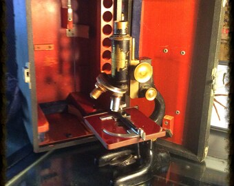 Vintage microscope | Etsy