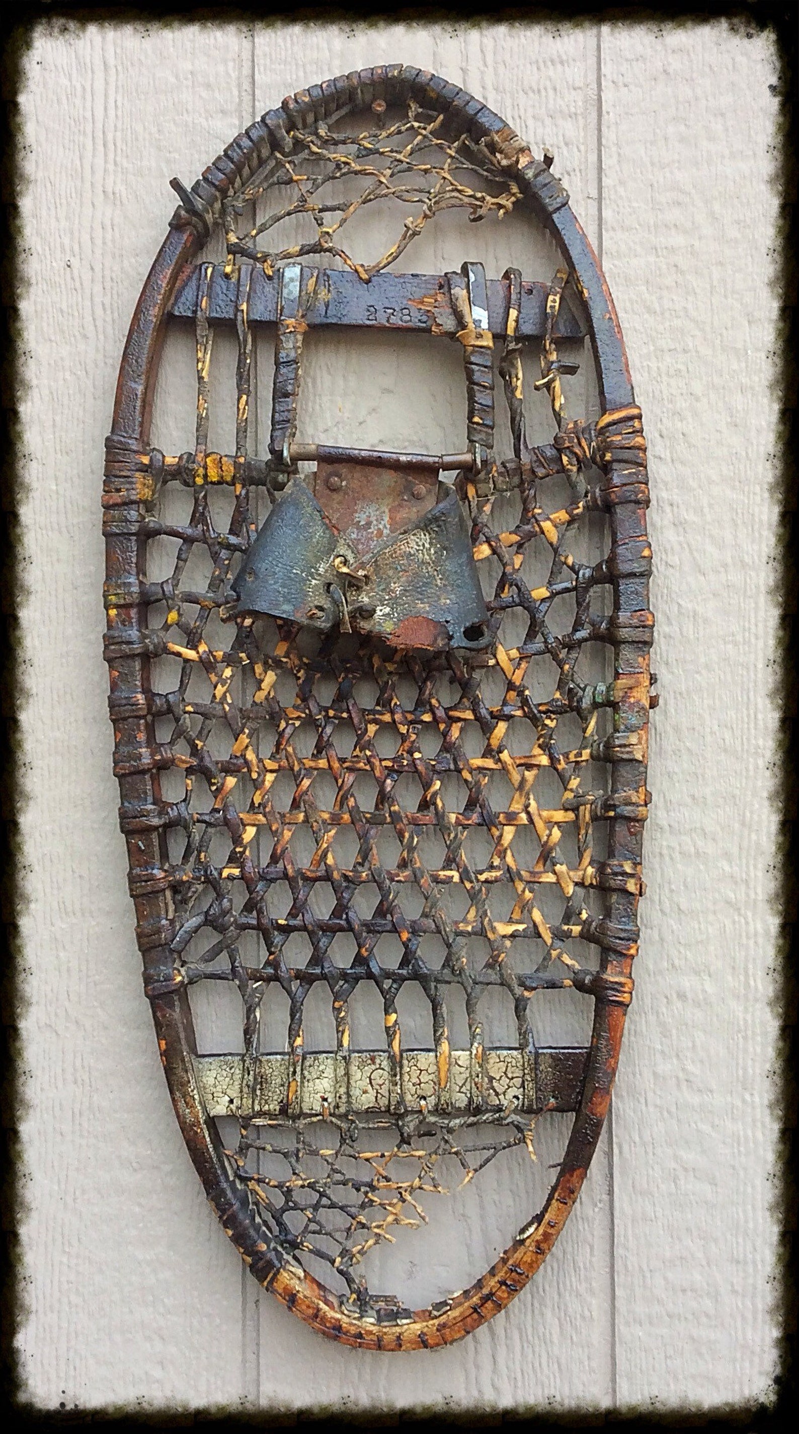 Antique Snowshoe. Decorative Wall Hanger. Single Snow Shoe. - Etsy