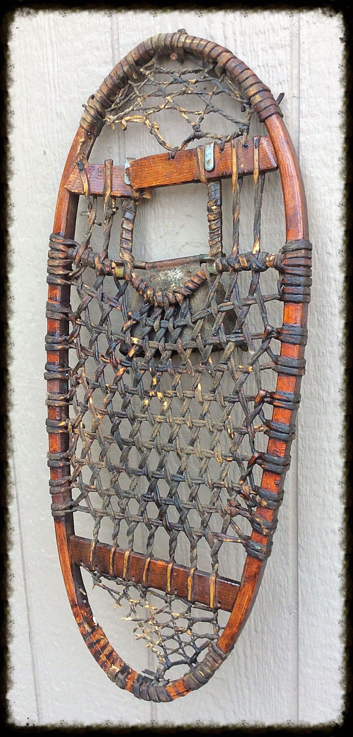 Antique Snowshoe. Decorative Wall Hanger. Single Snow Shoe. - Etsy