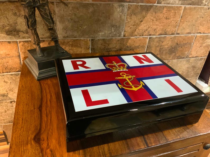 RNLI, Royal National Lifeboat Institution Memorabilia Box, Beautiful ...