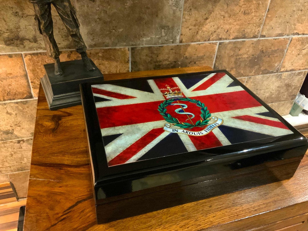 Royal Army Medical Corps RAMC Military Medals and Memorabilia Box ...