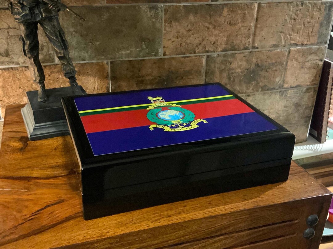Royal Marines Commando Medals Box, Personalised Military Keepsake - Etsy UK