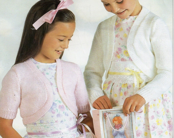 Knitting Pattern for a Baby Shrug in 5 Sizes - Etsy