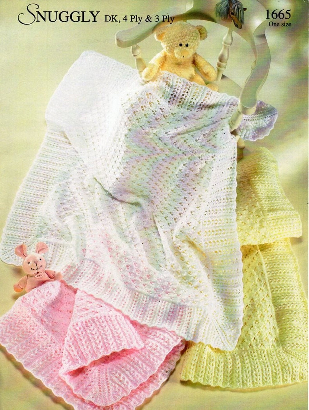 Baby Shawl Knitting Pattern Pdf Christening Baptism Square - Etsy