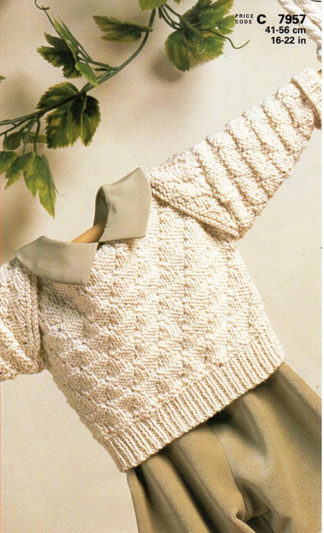Baby Sweater Knitting Pattern Pdf Baby Jumper Cotton - Etsy