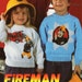 Childrens Fireman Sam Sweater Knitting Pattern Pdf Download | Etsy