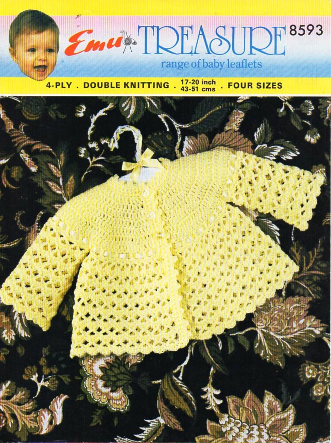 Vintage Baby Matinee Jacket Crochet Pattern PDF Crochet Matinee Coat ...