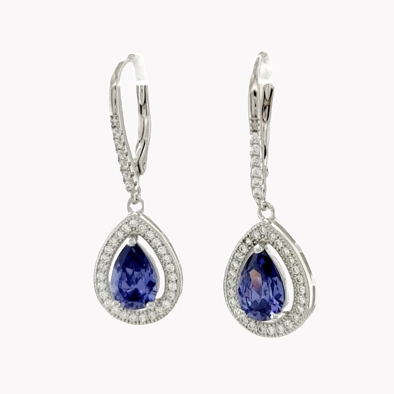 Tanzanite Earrings - Etsy