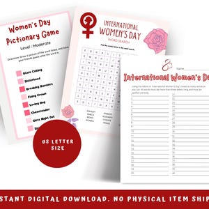 Women's History Month Party Games - Printable Trivia - Fun Icebreaker ...