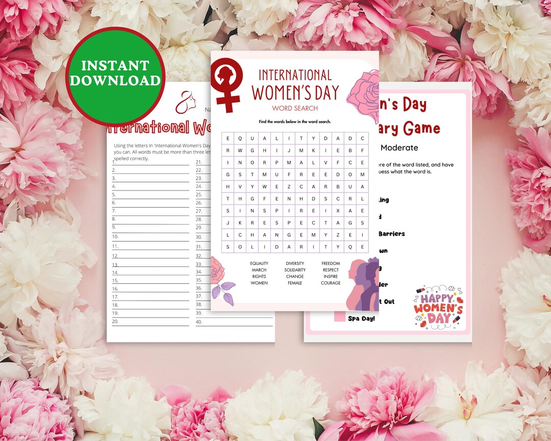 Women's History Month Party Games - Printable Trivia - Fun Icebreaker ...