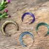 1 Pair (2 Pieces) Solid Pink Pinchers Spirals Glass - Etsy