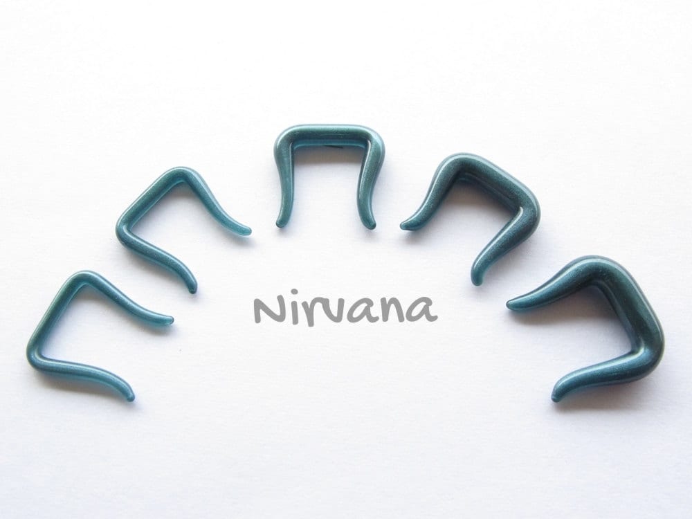 1 Pair 2 Pieces Septum Retainers Pyrex Glass - Etsy