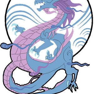 AKALI KDA Dragon Embroidery PATCH - Etsy