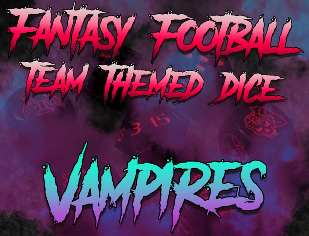 Vampires - Fantasy Football Team Themed Resin Dice Set - 3x Block / 2x ...