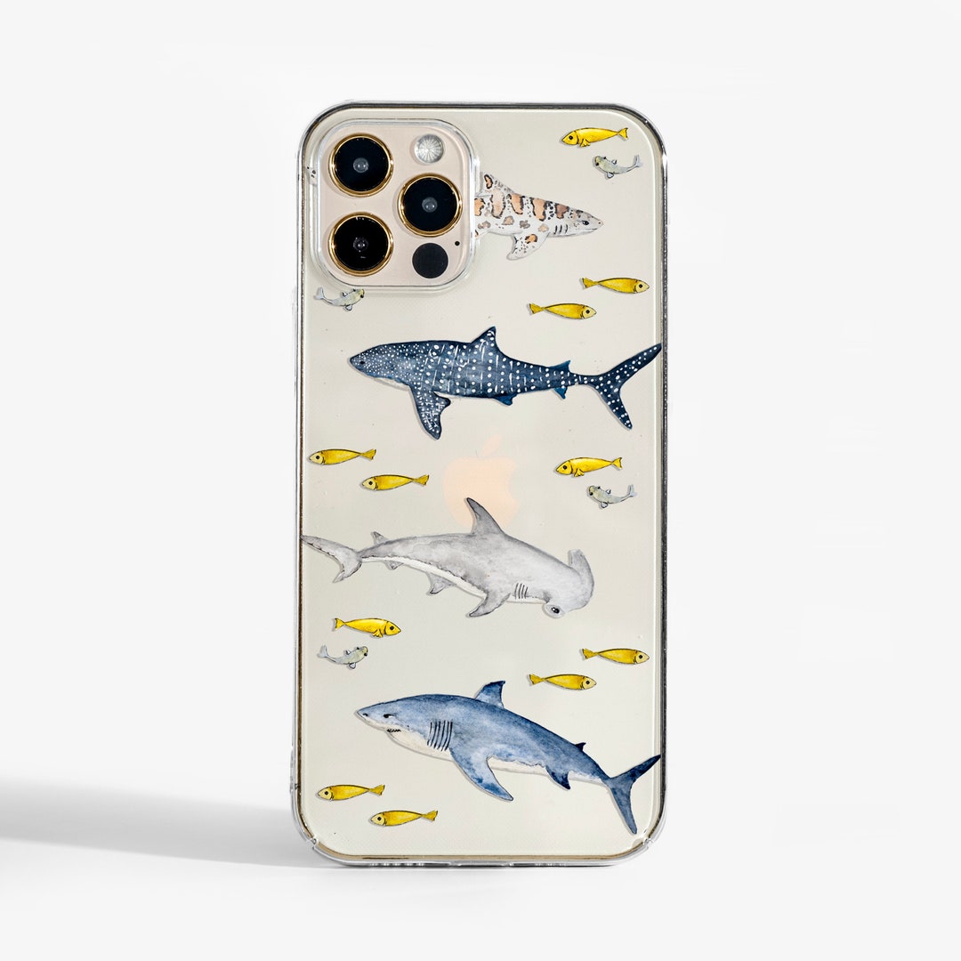 Sharks Phone Case for iPhone 14, 13, 12 Pro Max, 11, Samsung S21, S22 ...
