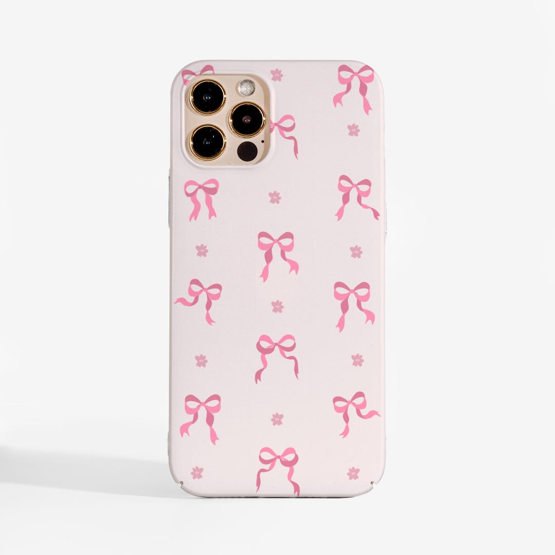 Pretty Pink Bow Ties. Cute Phone Case for Iphone, Google Pixel, Oneplus ...