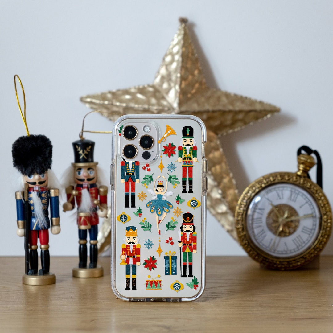 Nutcracker Ballet Christmas Phone Case. Clear Phone Cover for iPhone ...