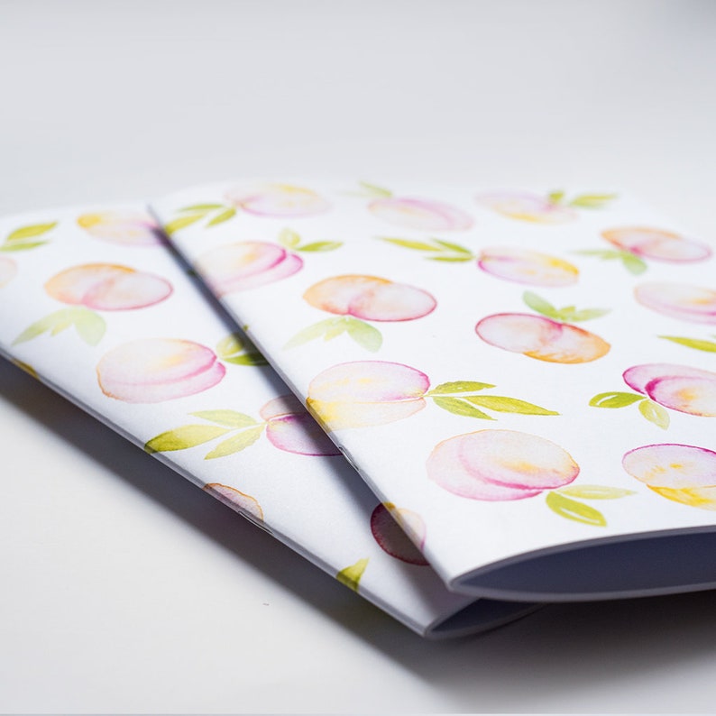 Peaches - A5 Notebook With 40 Blank Pages - Etsy