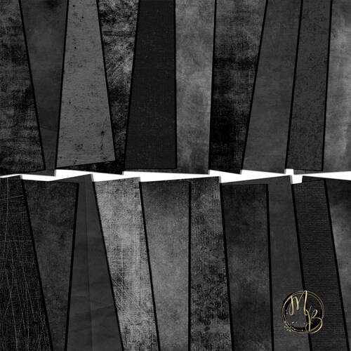 Distressed Black Textures Digital Paper Dark Grunge Textures - Etsy
