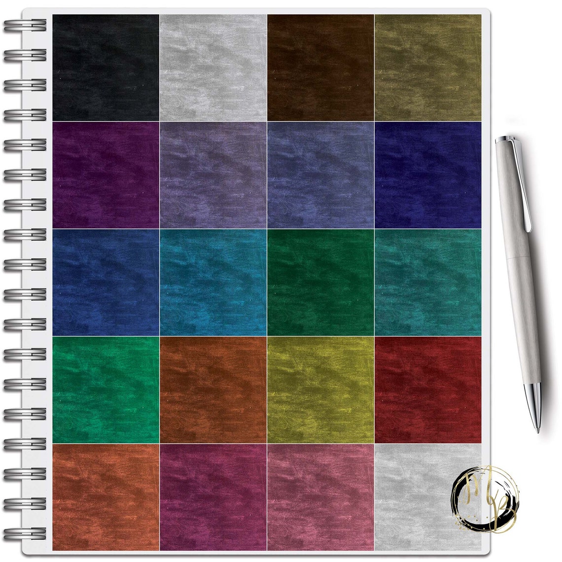 Colored Chalkboard Digital Paper Download Colored Chalk | Etsy