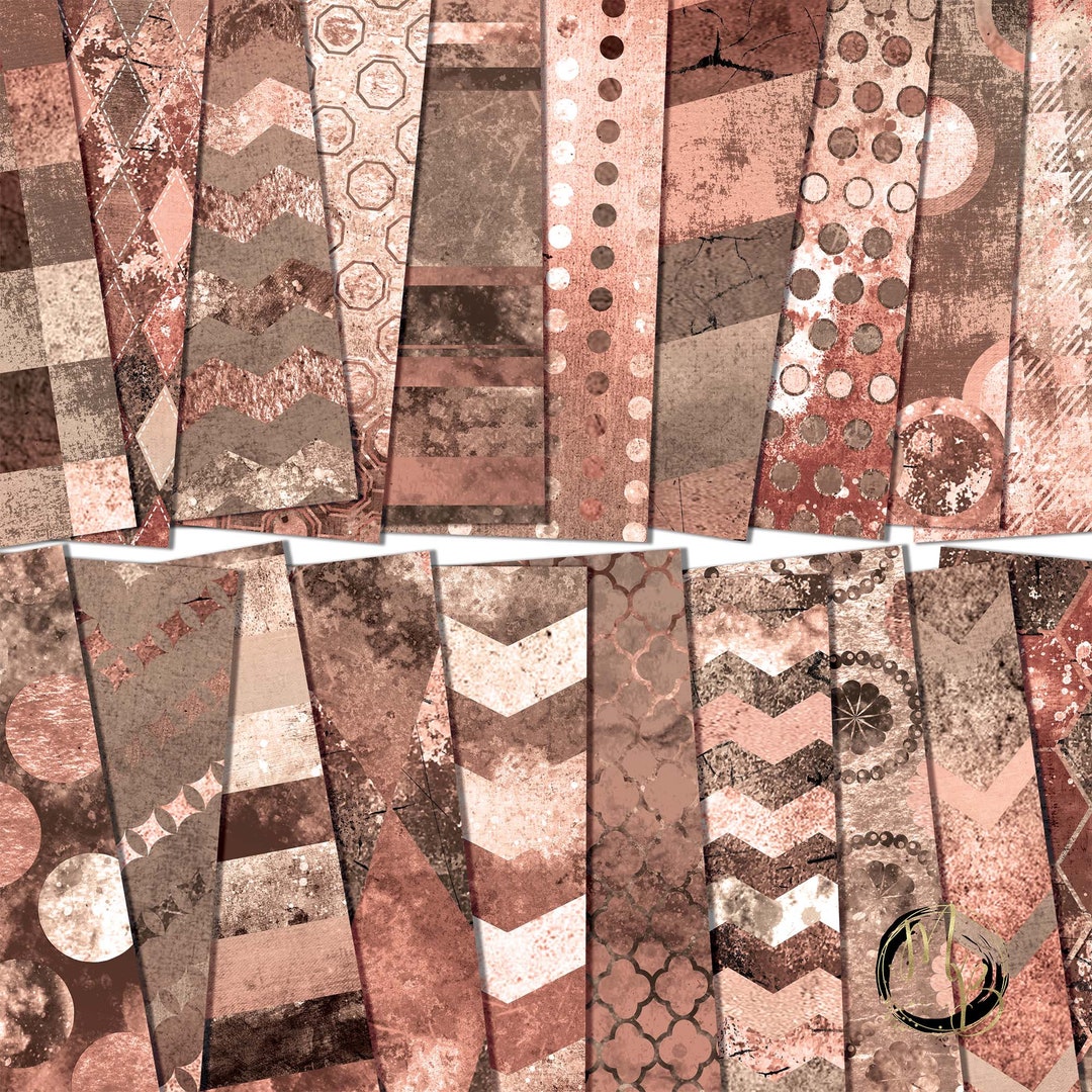 Grunge Scrapbook Paper Download Patterned Distressed Antiqued Design ...