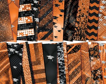 Orange and Black Graduation | Etsy