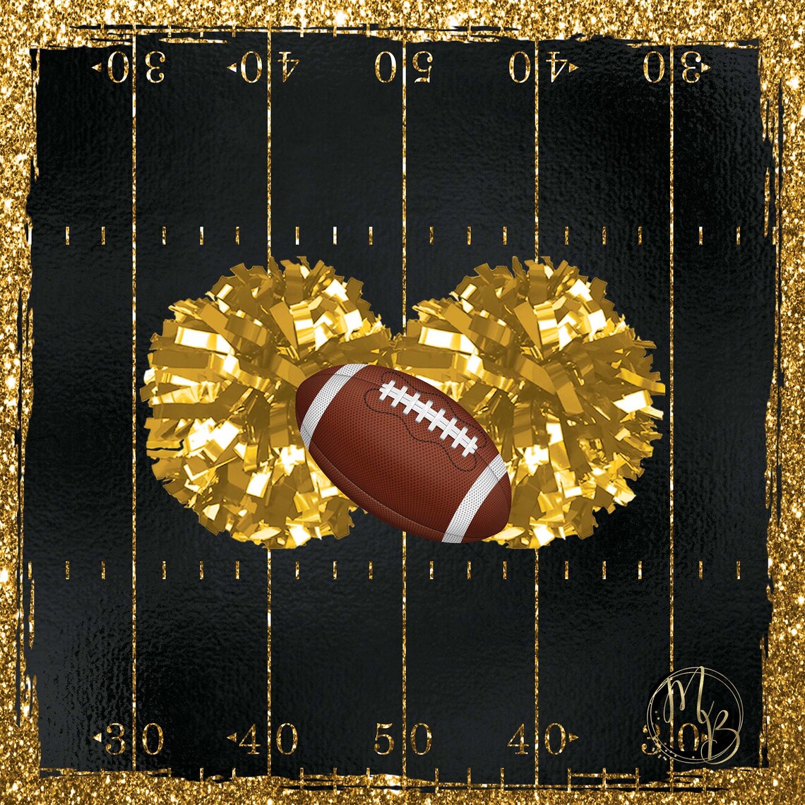 Athletic Gold Glam Cheerleading Digital Paper Download with | Etsy