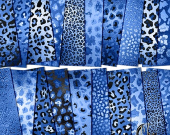 Blue Leopard Print | Etsy