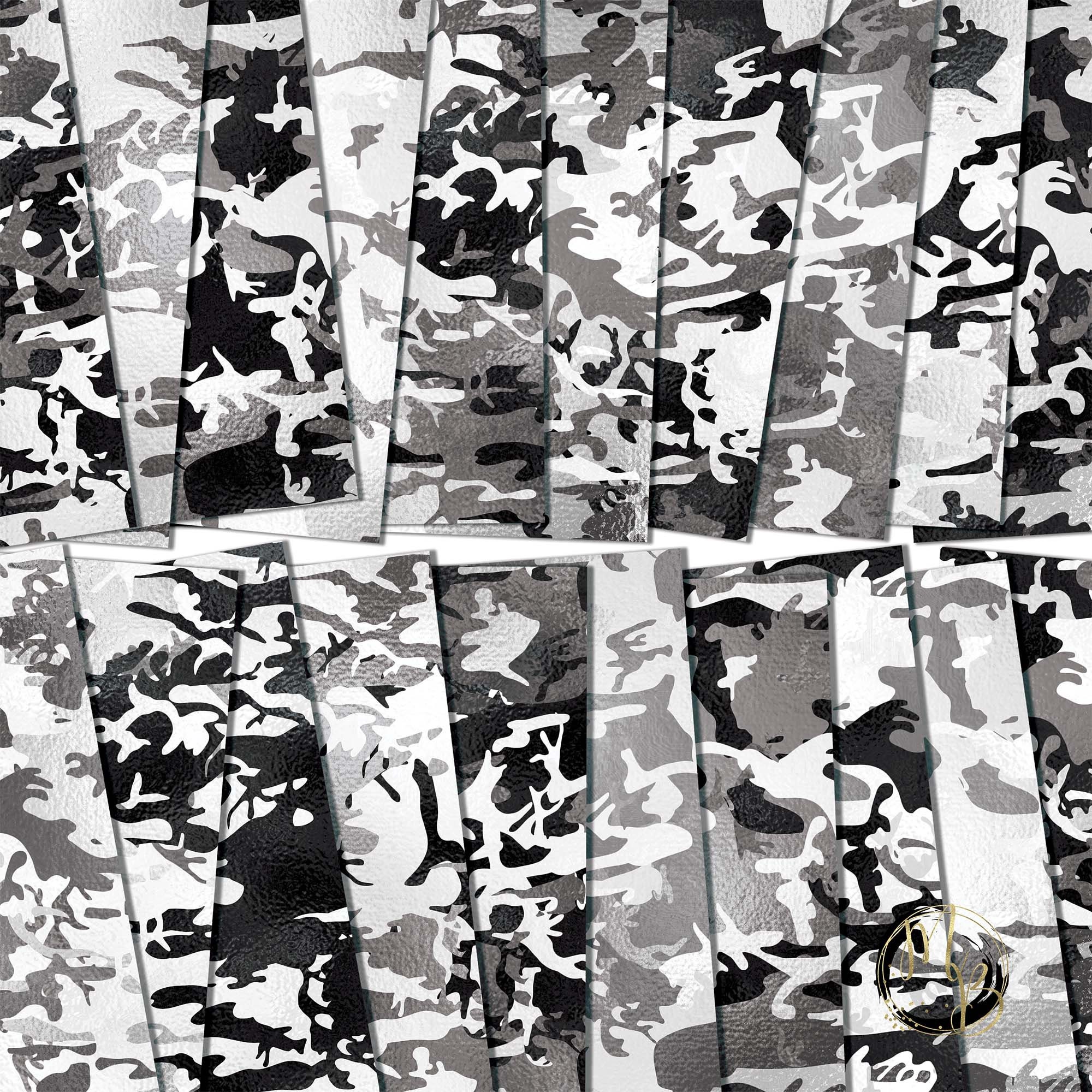 Digital Snow Camo Pattern