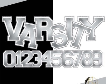 Silver Metallic Letters - Etsy