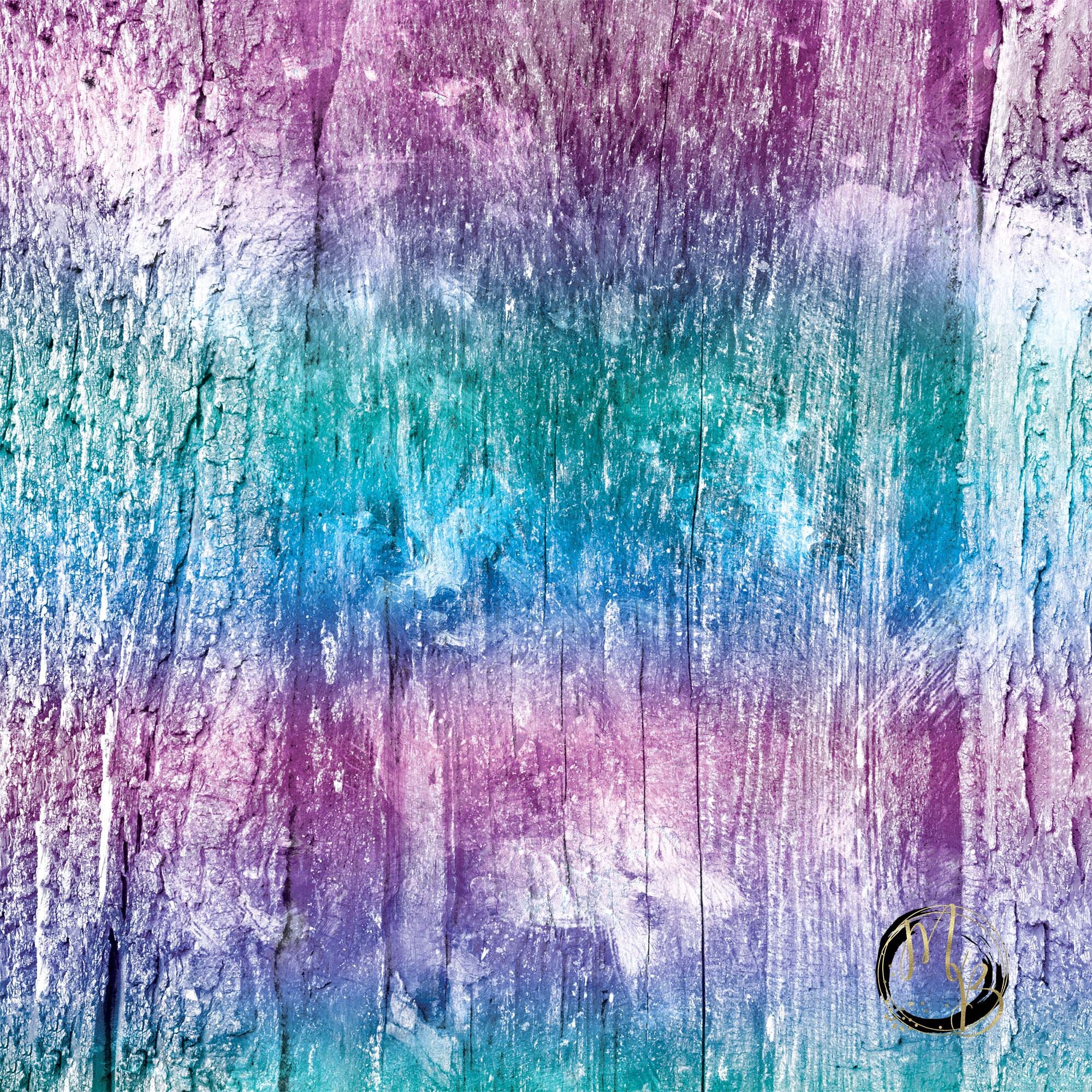 Color Wash Wood Digital Paper Download Ombre Rainbow With | Etsy