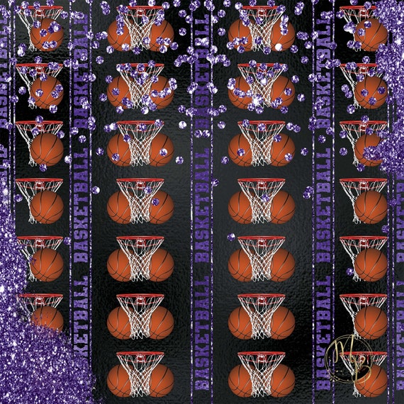 20 12x12 JPG Purple Glam Basketball Digital Paper Download digital ... 20 12x12 JPG Purple Glam Basketball Digital Paper Download digital ...