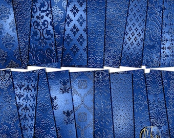 Royal Blue Damask | Etsy