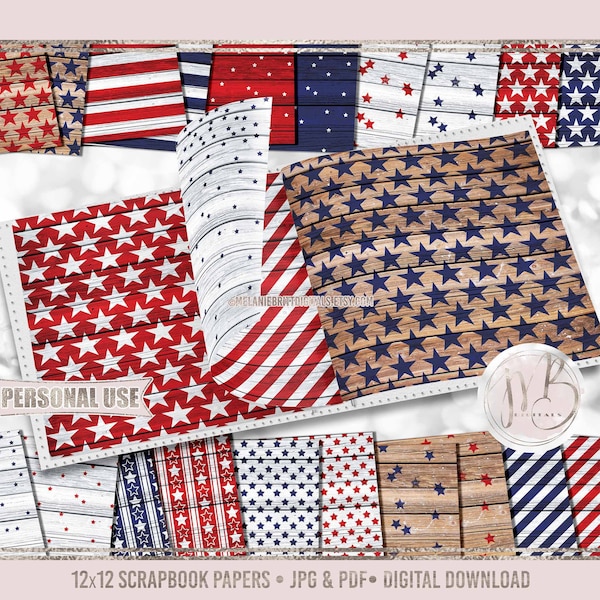 Patriotic Paper - Etsy