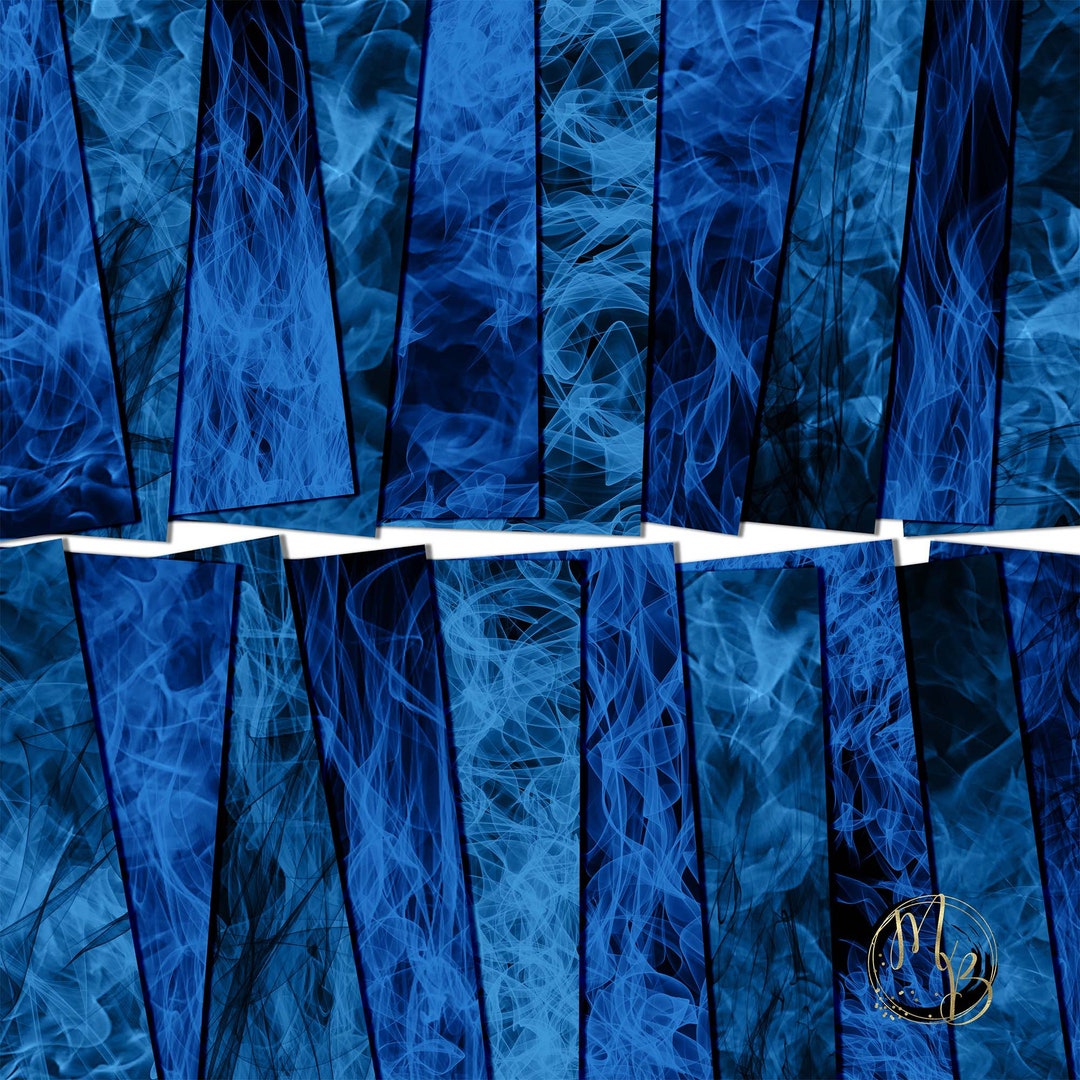 Blue Flames Digital Paper Download for Scrapbooking Realistic - Etsy