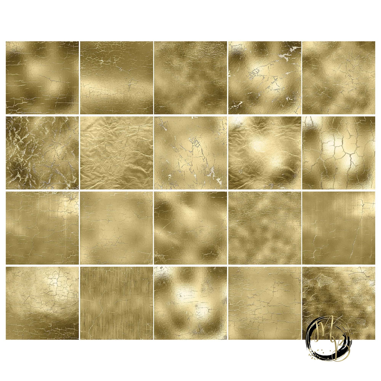 Shattered Gold Digital Download for Scrapbooking Cracked - Etsy