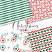 Christmas Digital Paper, Red & Green, Holiday Paper, Pattern Paper ...