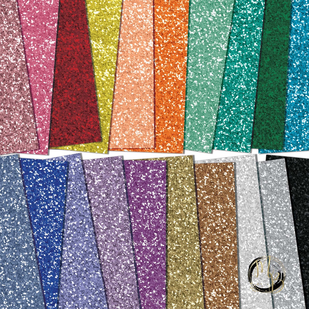 Colorful Glitter Textures Digital Paper Download Sparkling - Etsy