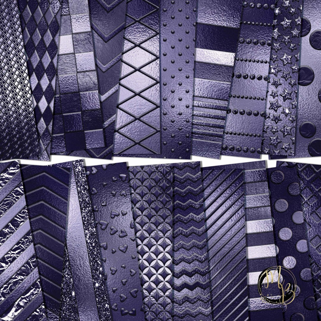 Embossed Scrapbook Paper Download Geometric Patterns Shiny Shimmering ...