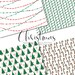 Christmas Digital Paper, Red & Green, Holiday Paper, Pattern Paper ...