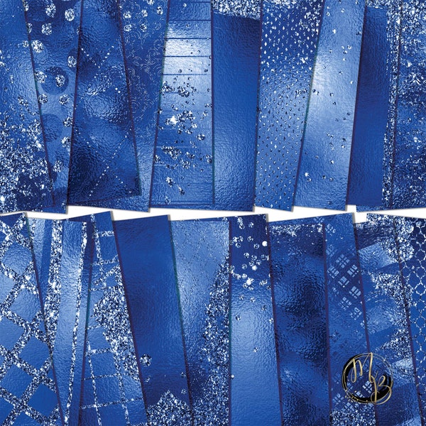 Cobalt Blue Paper - Etsy