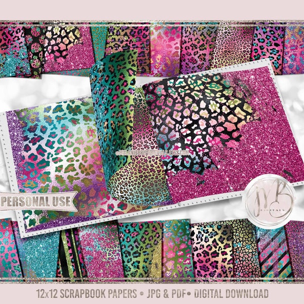 Rainbow Leopard - Etsy