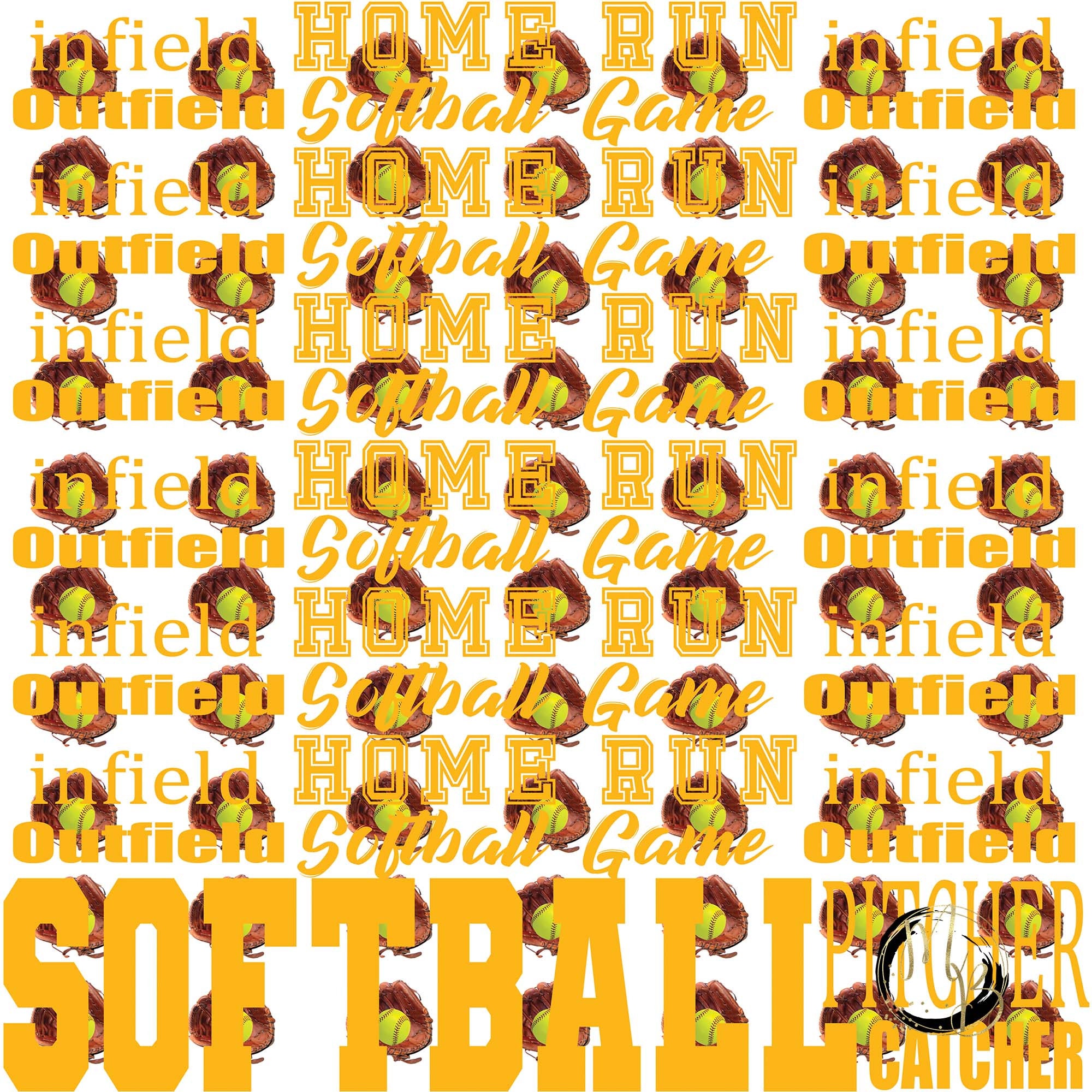 Athletic Gold Softball Digital Paper Download Helmets - Etsy