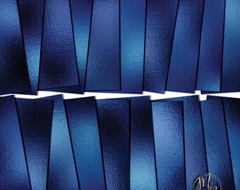 Royal Blue Digital Paper | Etsy