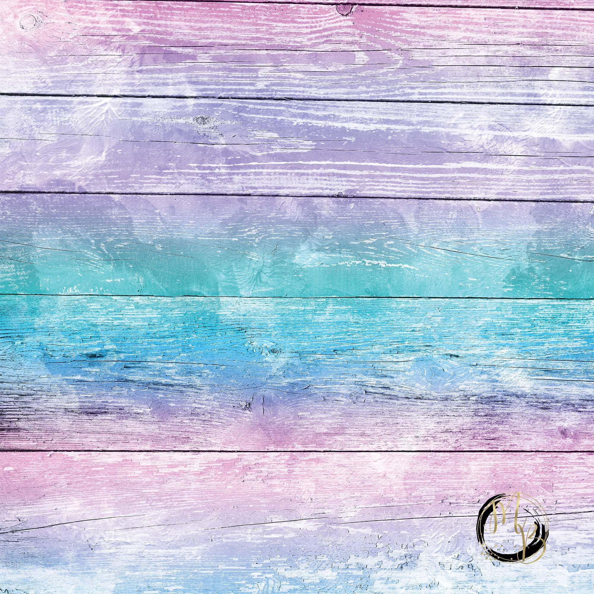 Color Wash Wood Digital Paper Download Ombre Rainbow With | Etsy