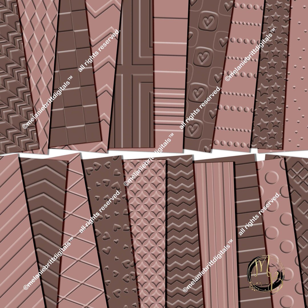 Rosy Brown Embossed Scrapbook Paper Download, Classic Patterned Paper ...